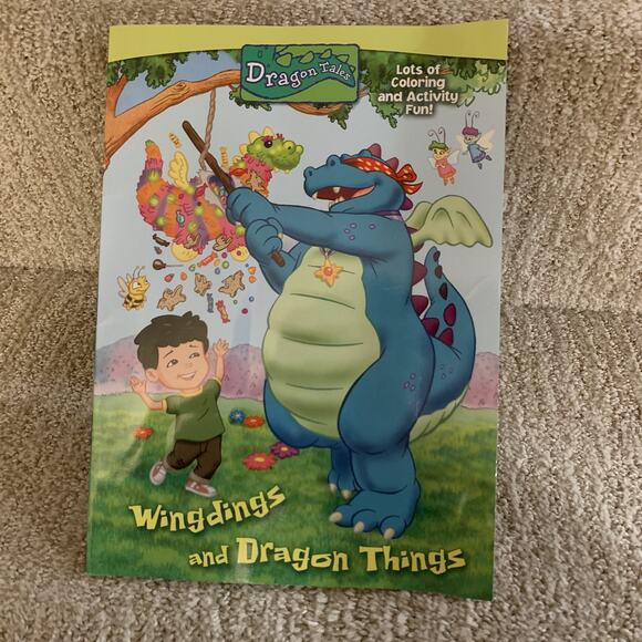 Dragon Tales | Toys | Dragon Tales Coloring Book 203 Wingdings And ...